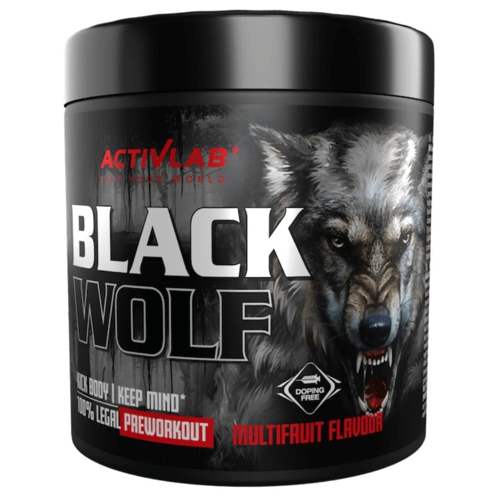 Activlab Lupo Nero Pre-Allenamento, Multifruit - 300 g – Medpak