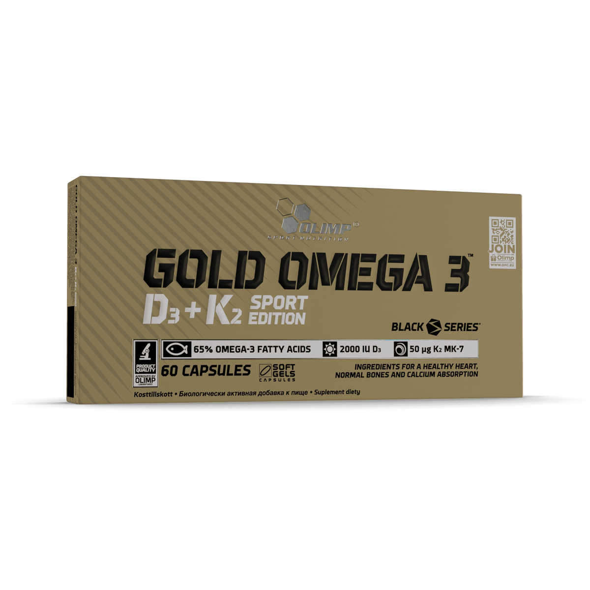 Olimp Oro Omega 3 D3+K2 Sport Edition 60 Capsule – Medpak