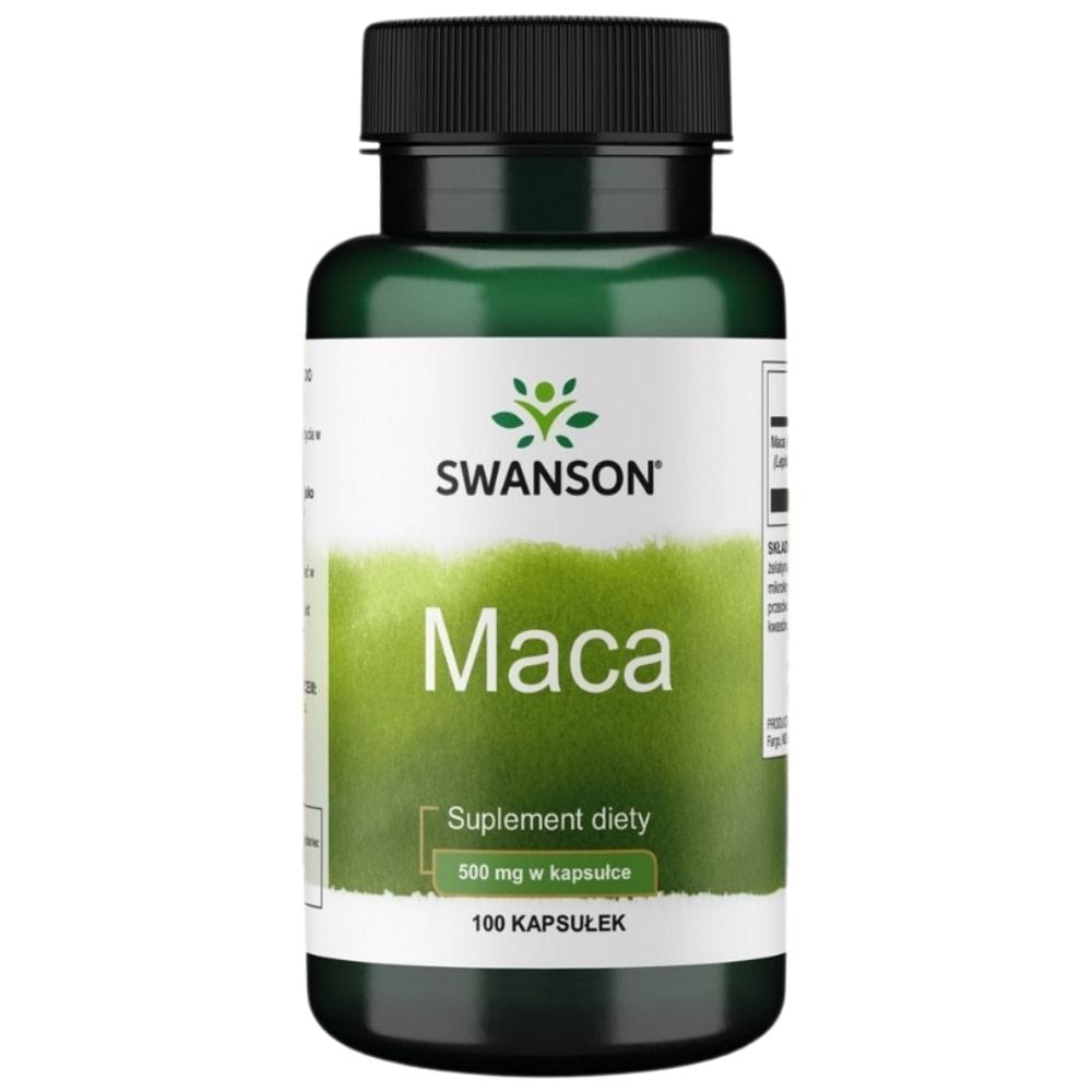 Swanson Maca a spettro completo 500 mg 100 Capsule – Medpak
